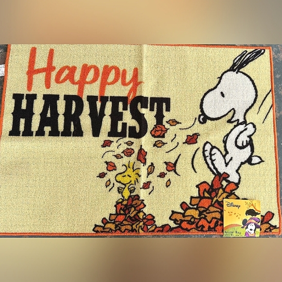 Peanuts | Accents | Accent Rug Peanuts Snoopy Happy Harvest Autumn Fall ...